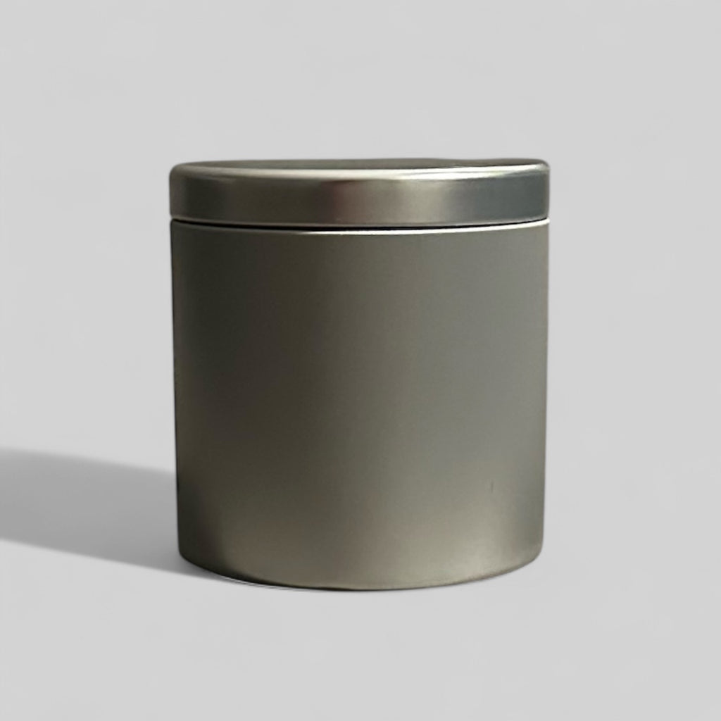 11 oz Silver Tin w/ Lid (Jar Sample Sale!) – Wicks for Wags