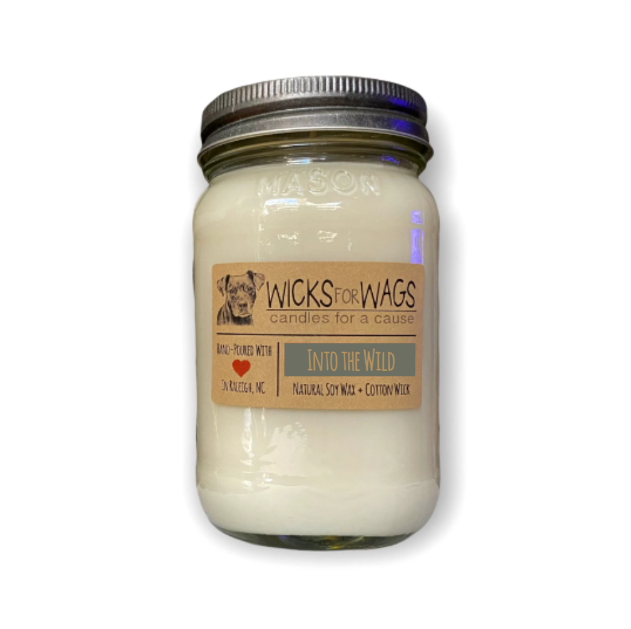 Into the Wild | Large Mason Jar – Wicks for Wags